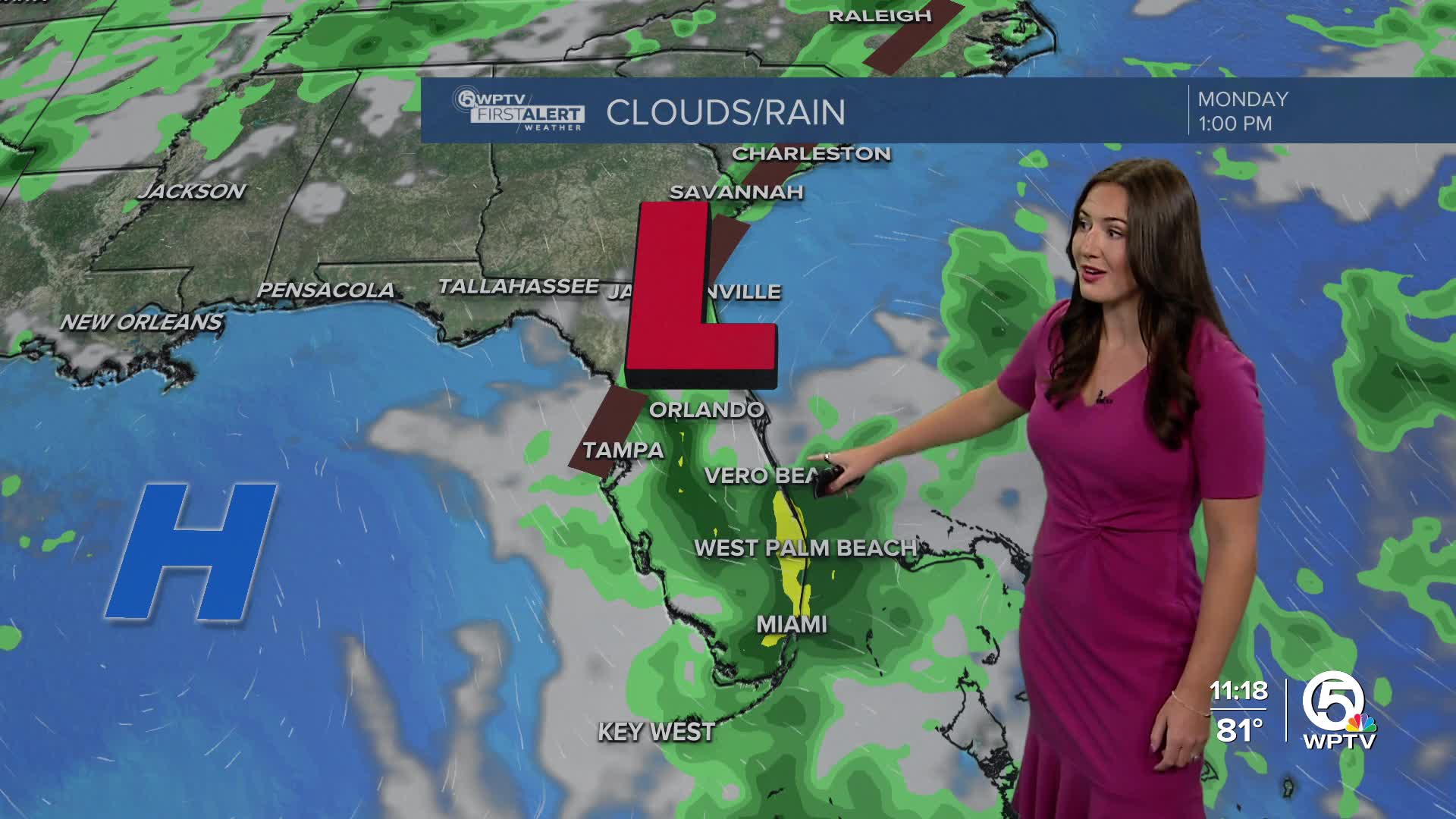 WPTV First Alert Weather Forecast for Evening of July 12th, 2025