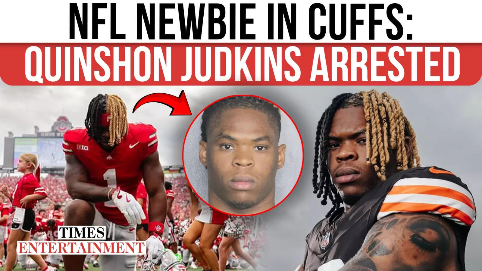 Domestic Violence Charge SHOCKS Browns Rookie Judkins Just Months After ...