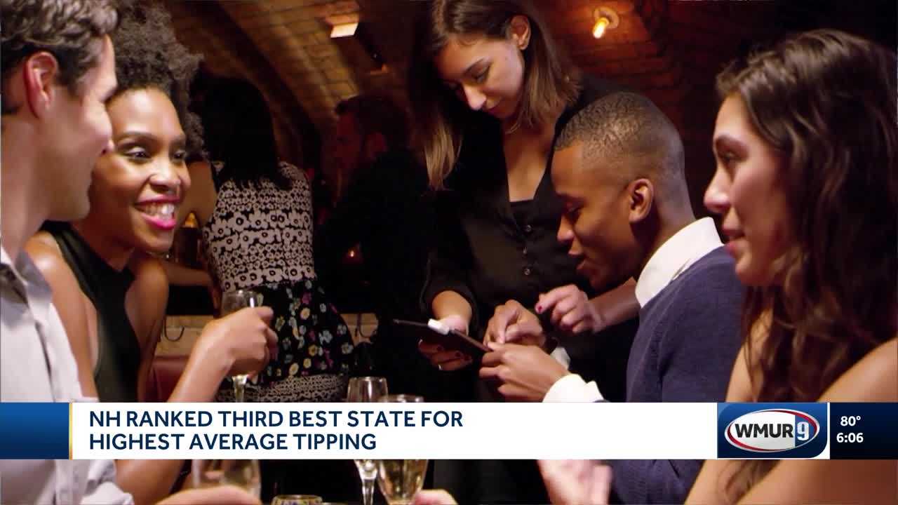 NH ranked third-best state for highest average tipping, new Toast ...