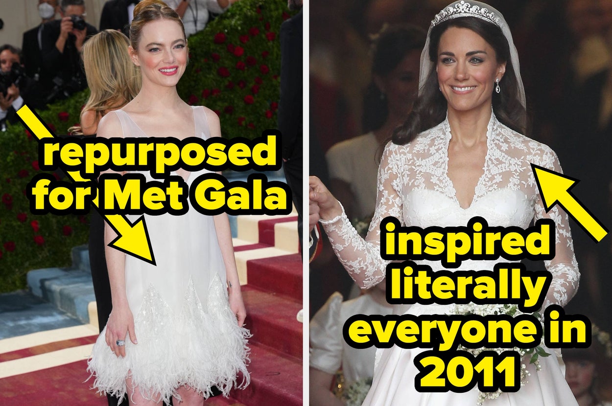 13 Of The Most Iconic Celebrity Wedding Dresses From The Past 25 Years