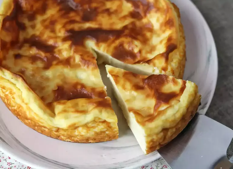 Super high-protein whey vanilla flan, quick to make!