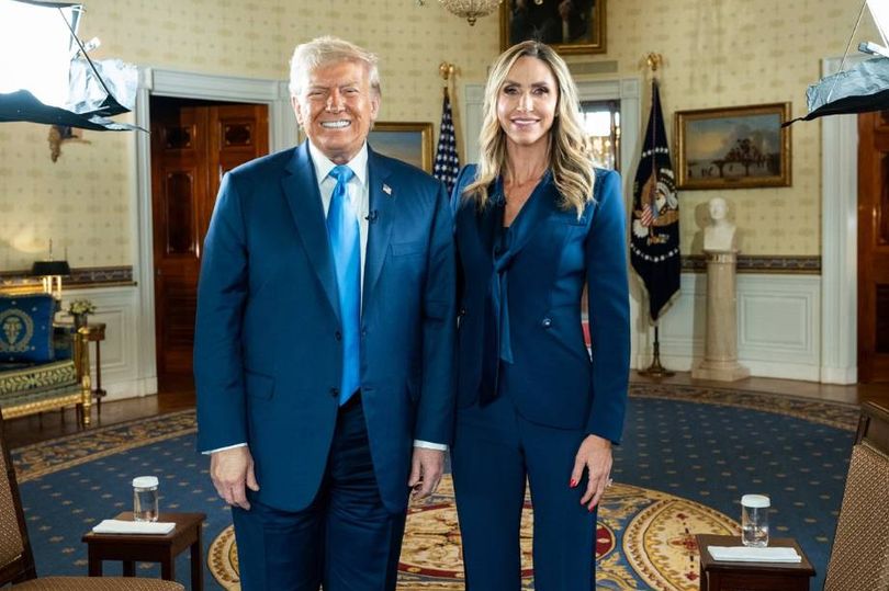 Trump looks like 'hunchback of Notre Dame on the toilet' next to giant Lara