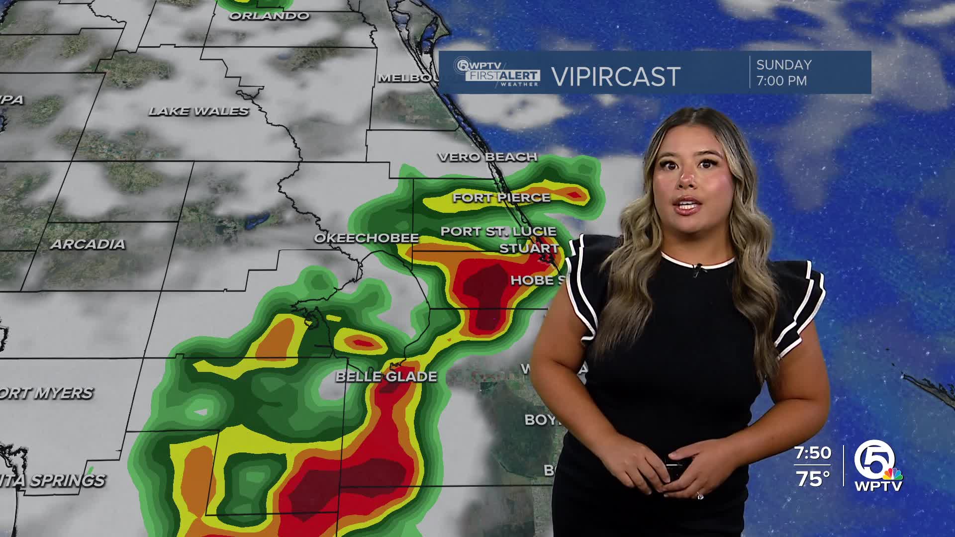 WPTV First Alert Weather Forecast for Morning of July 13, 2025