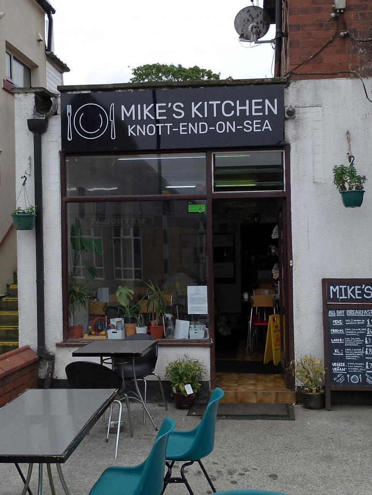 I visited Mike's Kitchen at Knott End-on-Sea and loved every bite