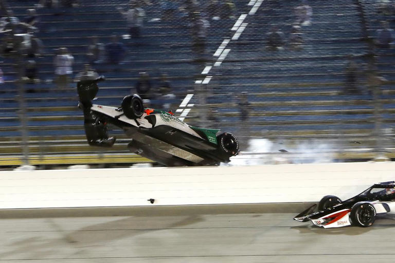 Colton Herta remembers 2020 Iowa Speedway flip, first test for IndyCar ...