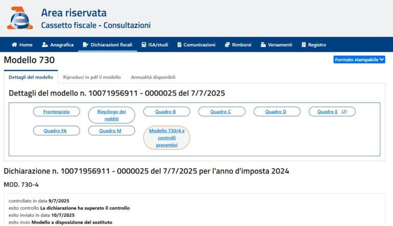 Come capire se il Modello 730 è stato trasmesso e il Rimborso sarà ...
