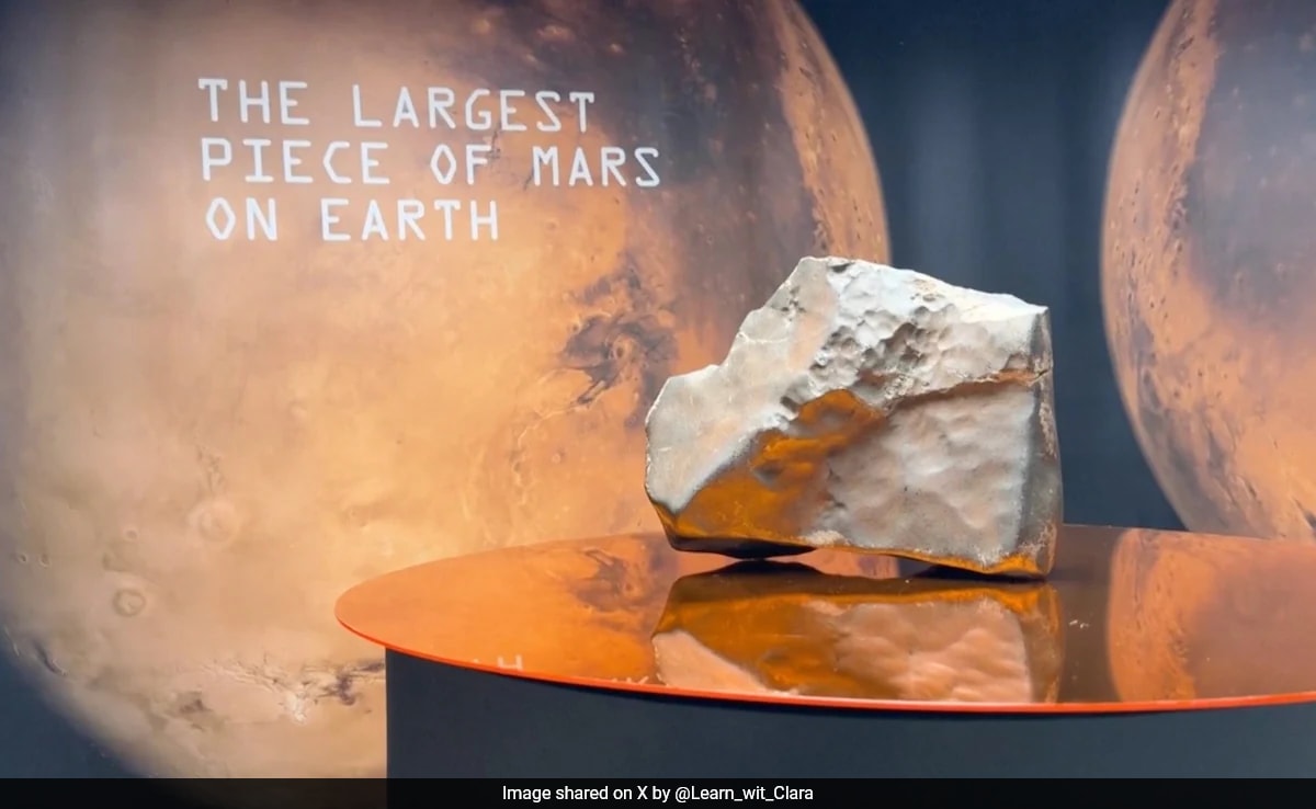 Biggest Piece Of Mars On Earth Is Up For Auction In New York. All About It