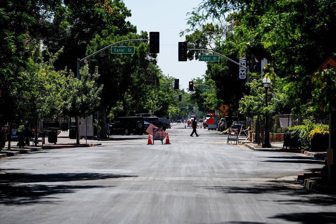 Part of Merced's Main Street to reopen with new traffic pattern. Here's ...