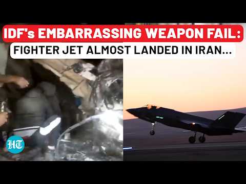 IDF Panics, Israeli Fighter Jet Malfunctions In Iran Sky: New Weapon ...