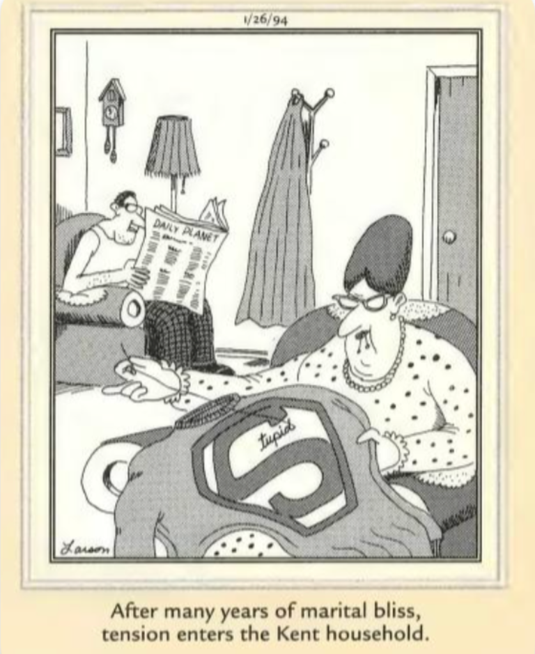 Gary Larson's 10 Best Far Side Comics About Superman and Other Heroes ...