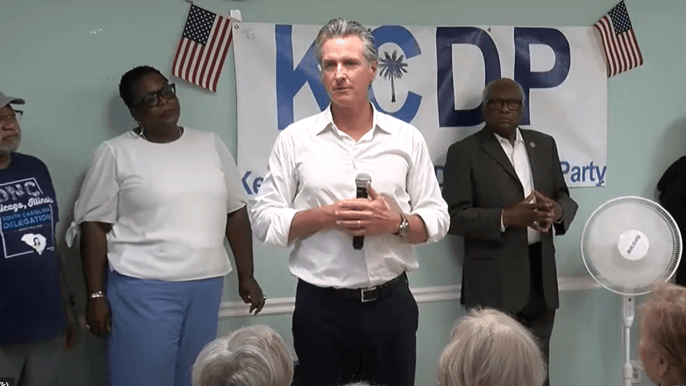 Connect to the Capitol: Gavin Newsom tours state, SC's key role on road ...