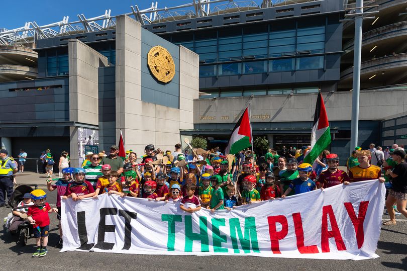 Croke Park demonstration in support of Palestinian kids denied entry ...