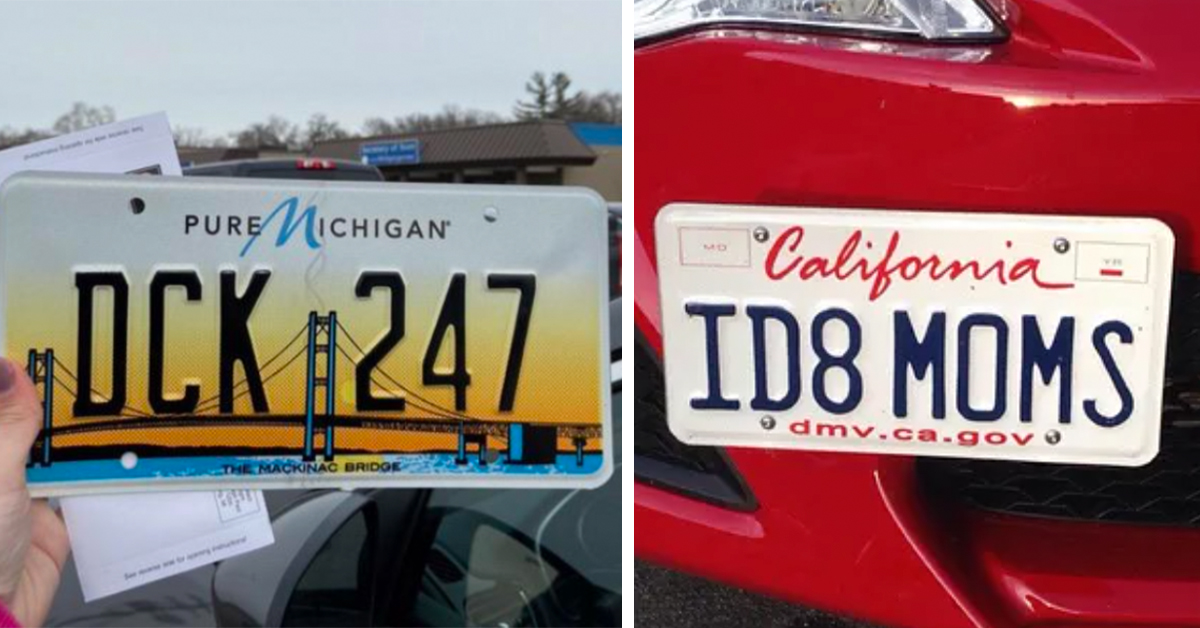 23 Funny License Plates That Make Driving More Fun