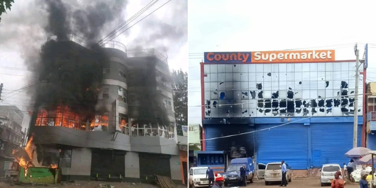 Police Arrest Suspects Who Looted & Torched Magunas Supermarket