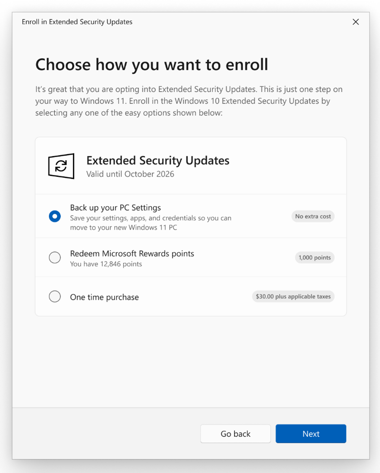 How to Enroll for Continued Windows 10 Security Updates