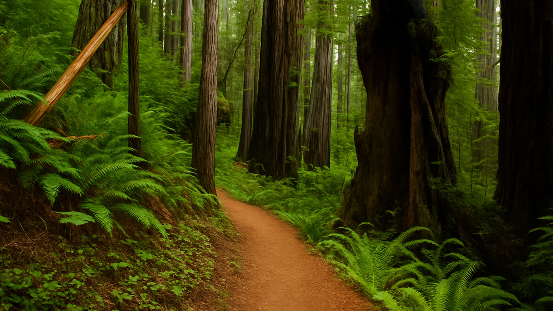 James Irvine Trail – Coastal Redwoods Hike to Fern Canyon (4K)