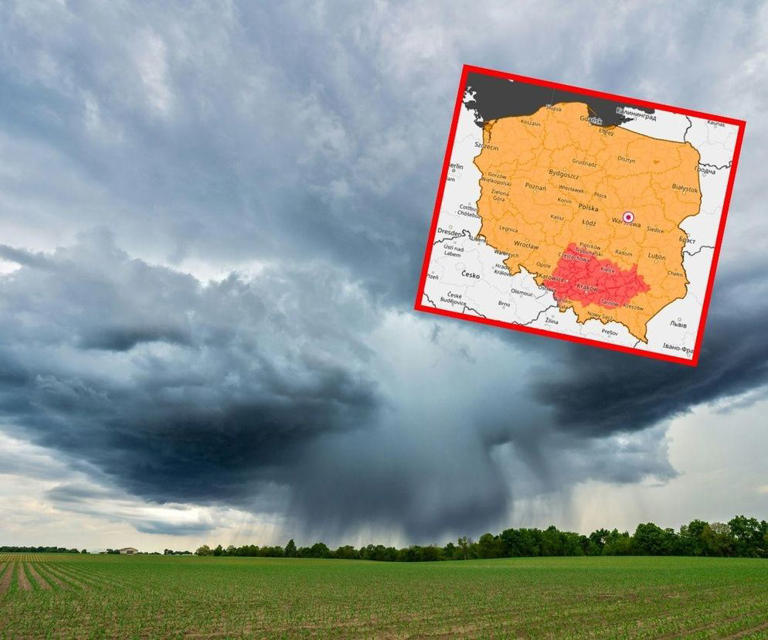 Alert RCB dla województwa śląskiego. Prognozowane burze i intensywne opady deszczu