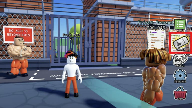 Prison pump codes (January 2026)