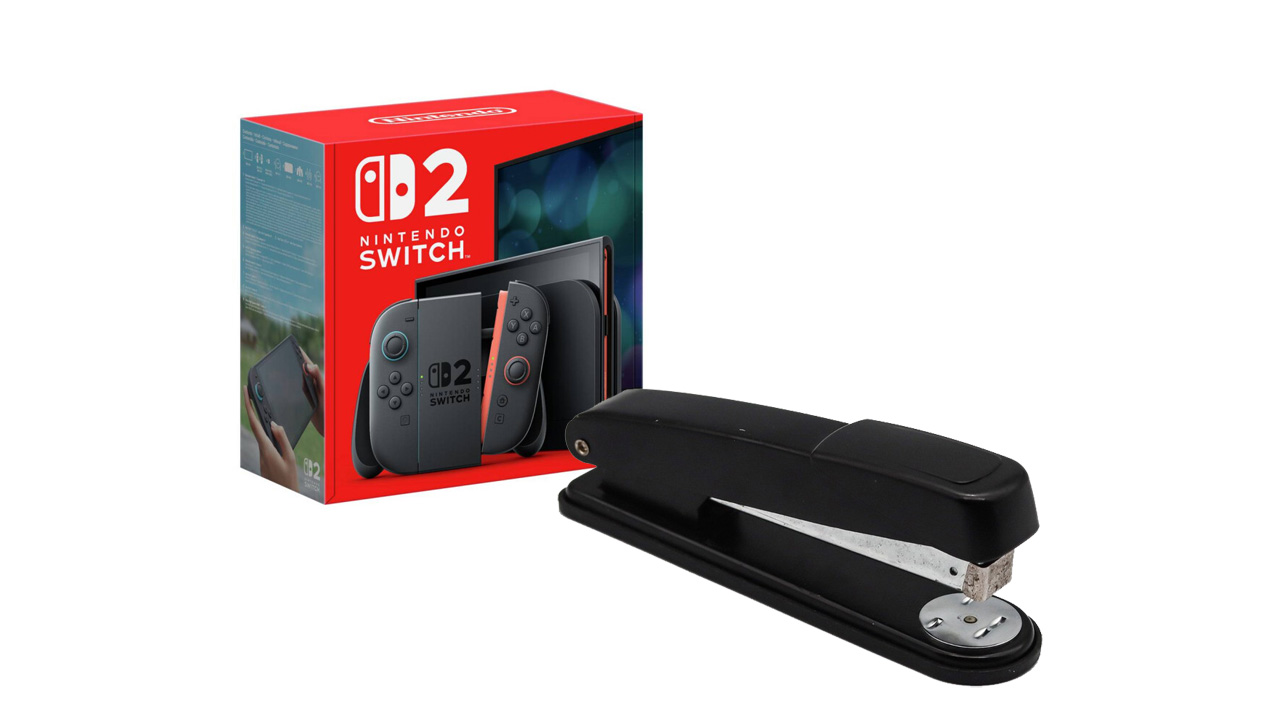 GameStop's Nintendo Switch 2-destroying stapler is raising nearly $250,000 for charity
