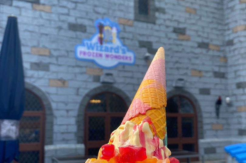 I visited magical ice cream parlour inside Lego castle called Wizard’s ...