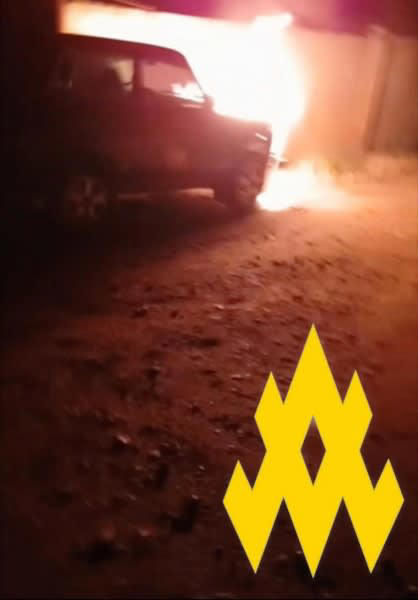 Resistance in Mariupol: Partisans sabotage Chechen military vehicle
