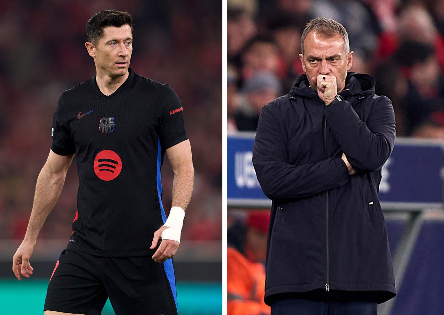 Lewandowski traci pozycję w Barcelonie? Tak zachował się Hansi Flick