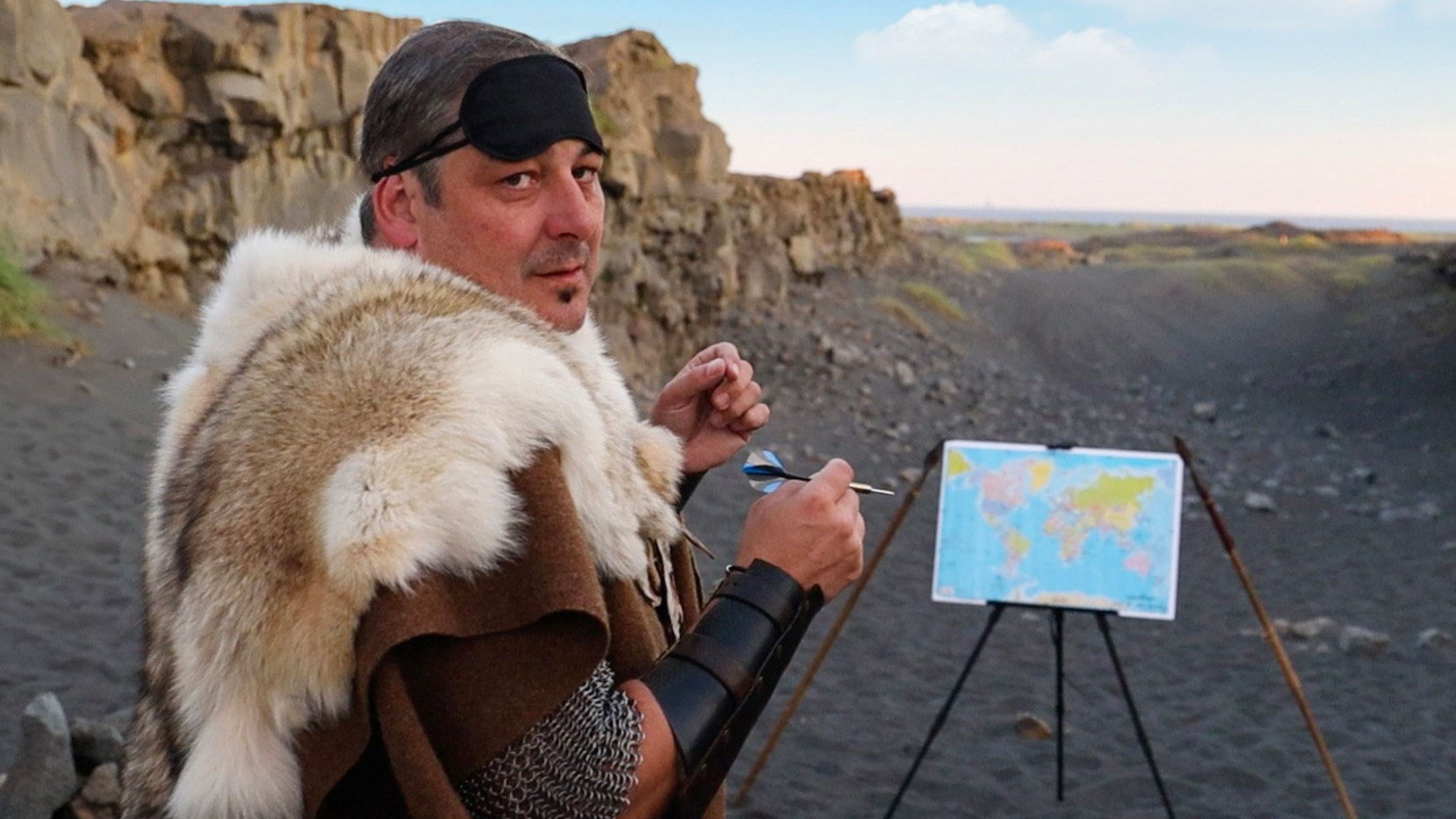 Man travels to 43 countries by throwing dart at world map and going ...