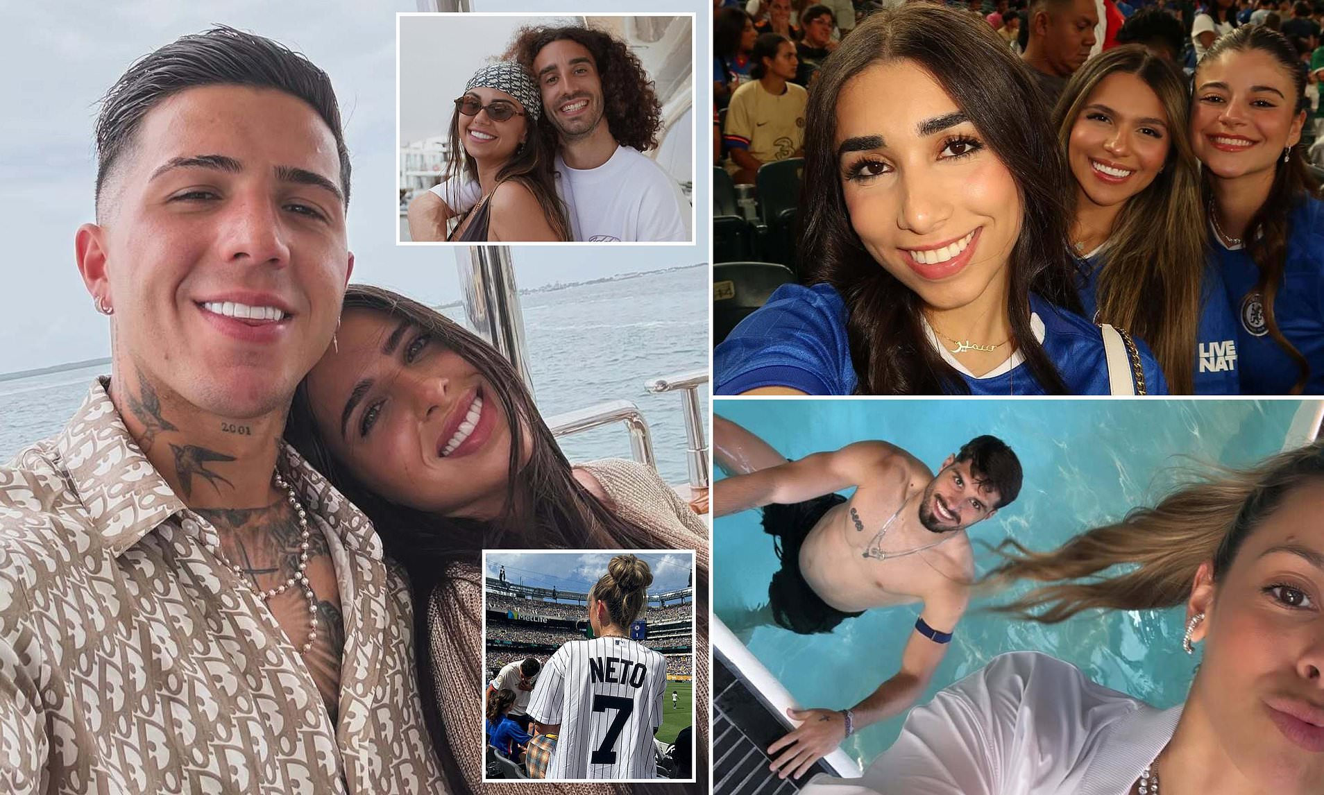 Chelsea WAGs flock to the US to cheer on their partners in Club World ...