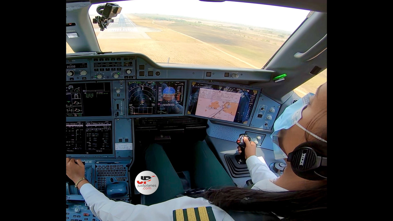 Absolute Cockpit access of this Airbus landing at Abuja Nigeria | Just ...