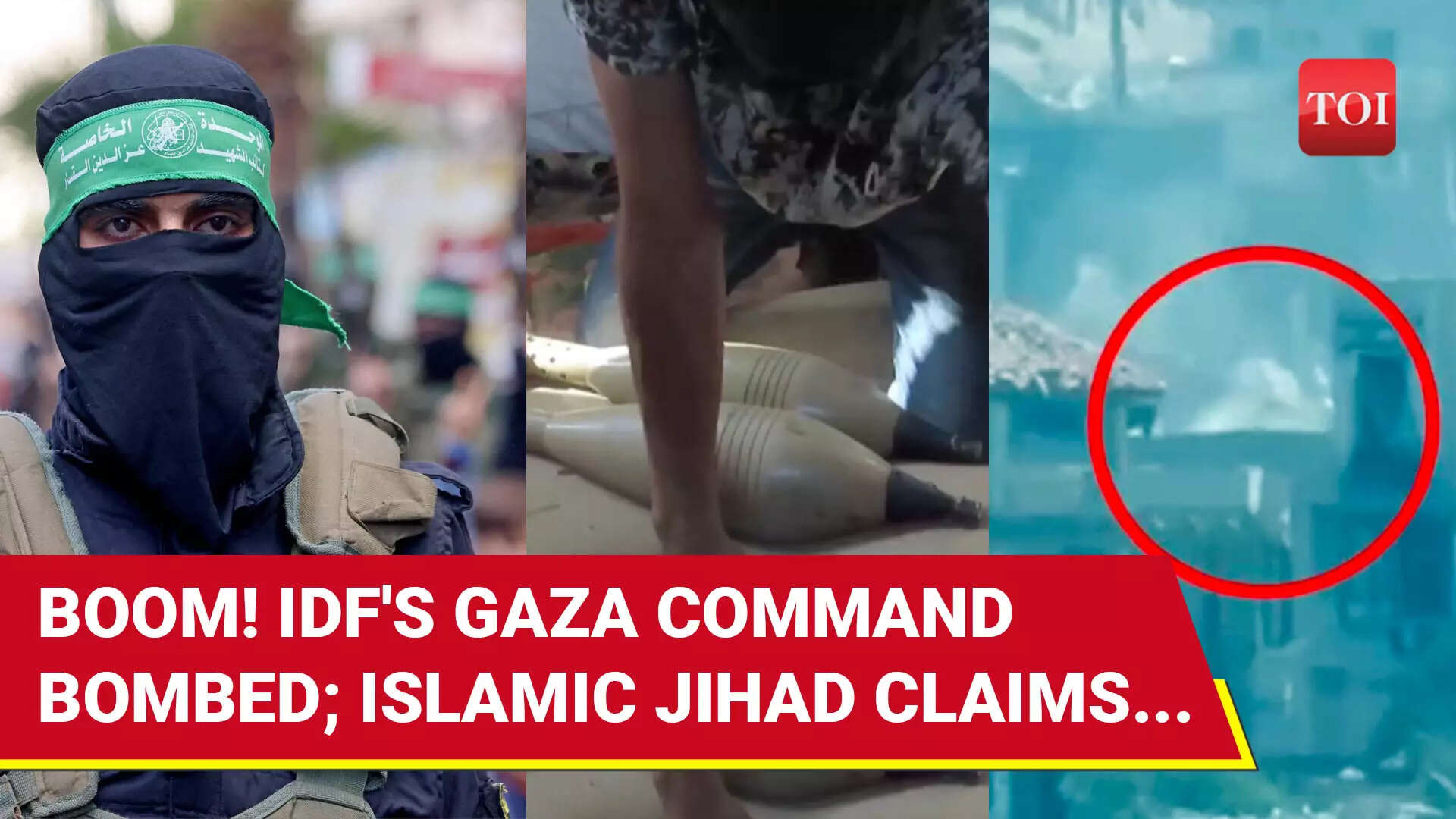 On Cam: Hamas' 'Surprise' Attack On IDF Gaza Command Hub; Ball Of Fire ...