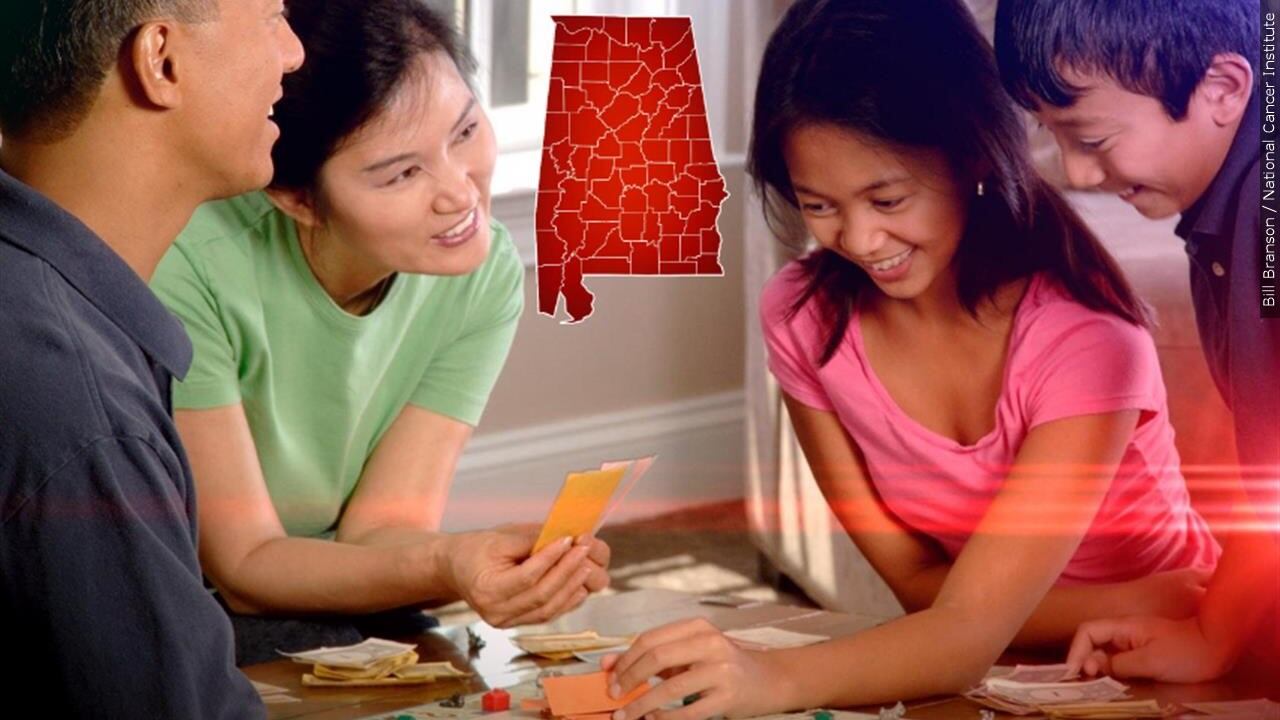 Which board games does Alabama like to play the most?
