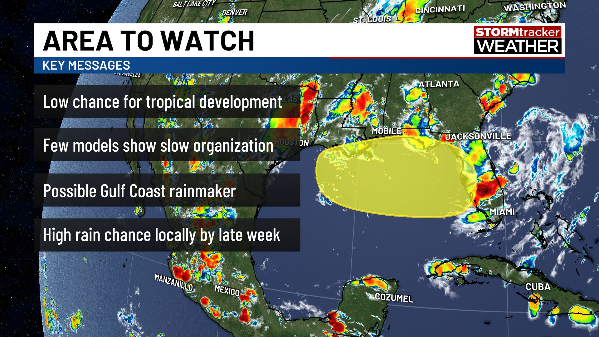 Possible tropical development near the Southeast U.S. coast in the days ...