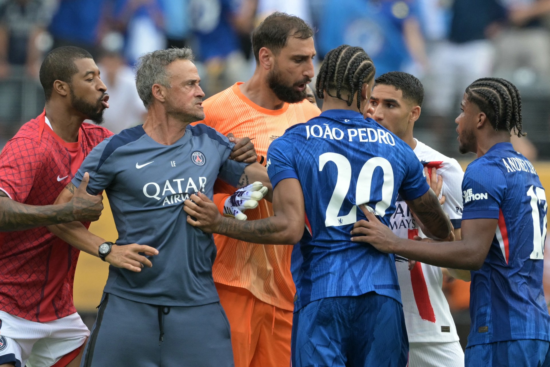 PSG manager Luis Enrique hits Chelsea star