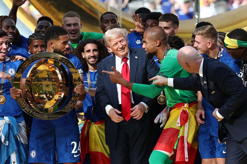 Donald Trump defies FIFA by refusing to leave Chelsea Club World Cup ...
