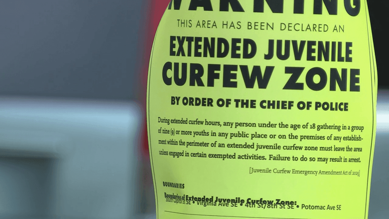 DC police issue youth curfew zone in Navy Yard, U Street Corridor for ...
