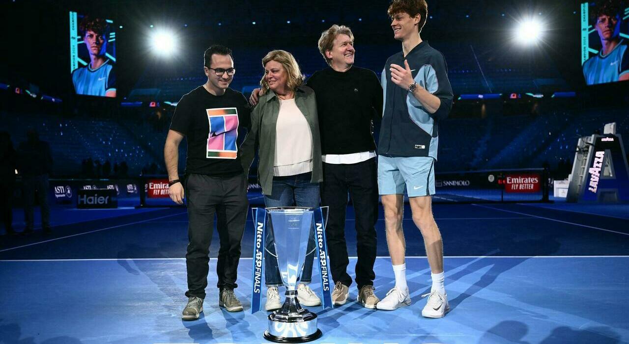 Sinner, mamma Siglinde e papà Hanspeter nell'angolo di Jannik (e le ...