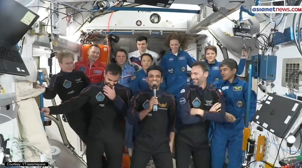 'India still looks saare jahan se achcha': Shubhanshu Shukla bids ...