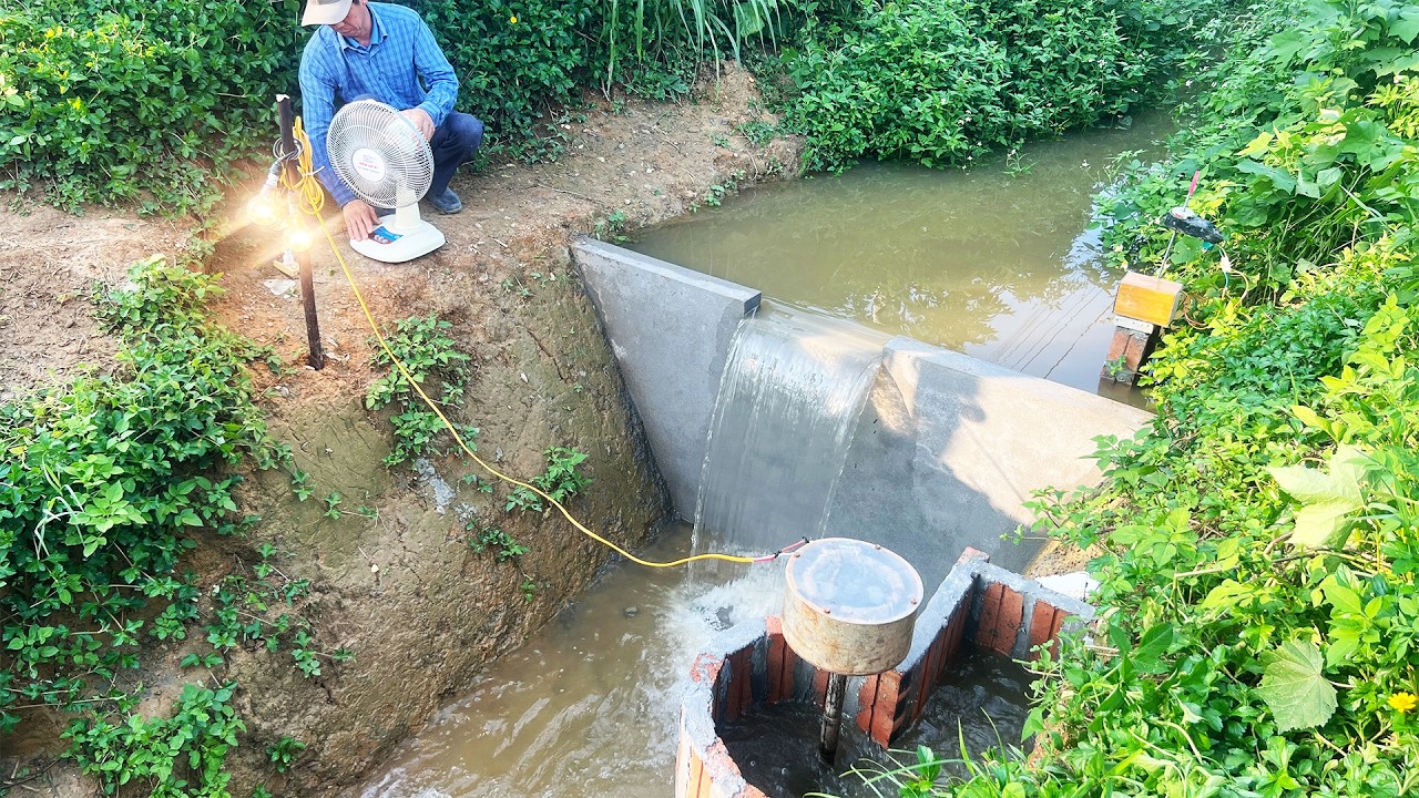 How to build a small 220V hydroelectric plant