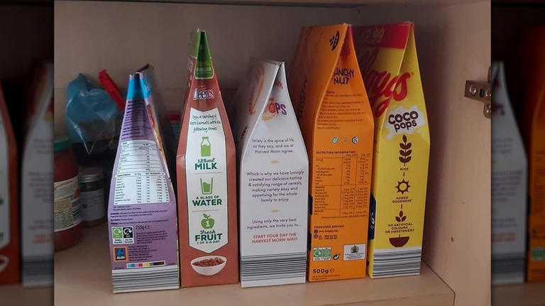 This Savvy Cereal Box Hack Saves You Money On Kitchen Storage Bins