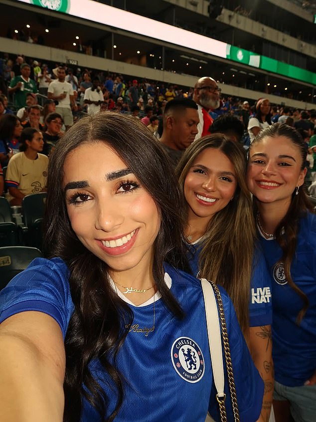 Chelsea WAGs flock to the US to cheer on their partners in Club World ...