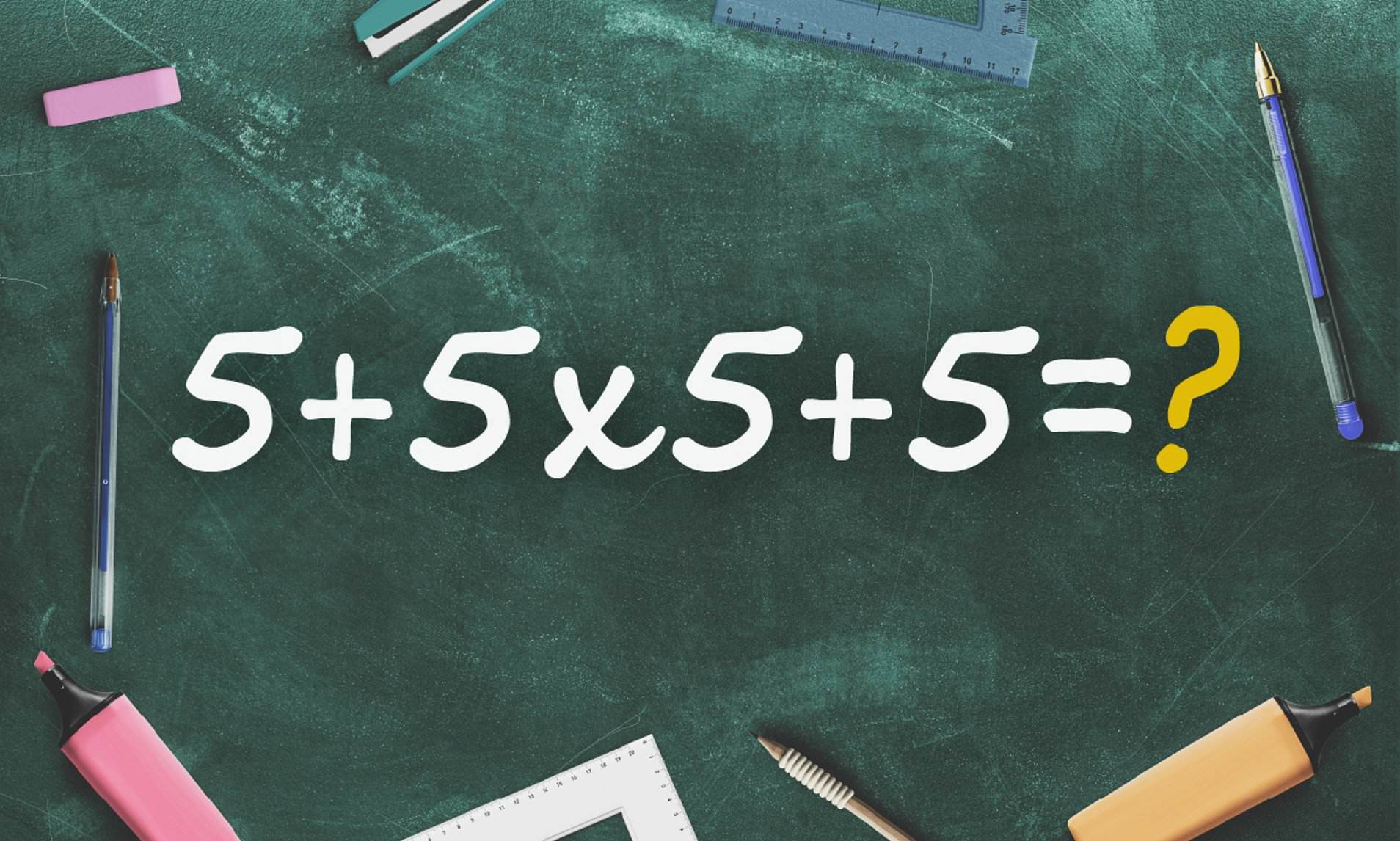 Easy-looking math sum leaves people confused - can you solve it without ... Easy-looking math sum leaves people confused - can you solve it without ...