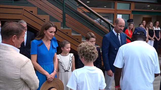 British Royals arrive alongside King of Spain for Wimbledon final