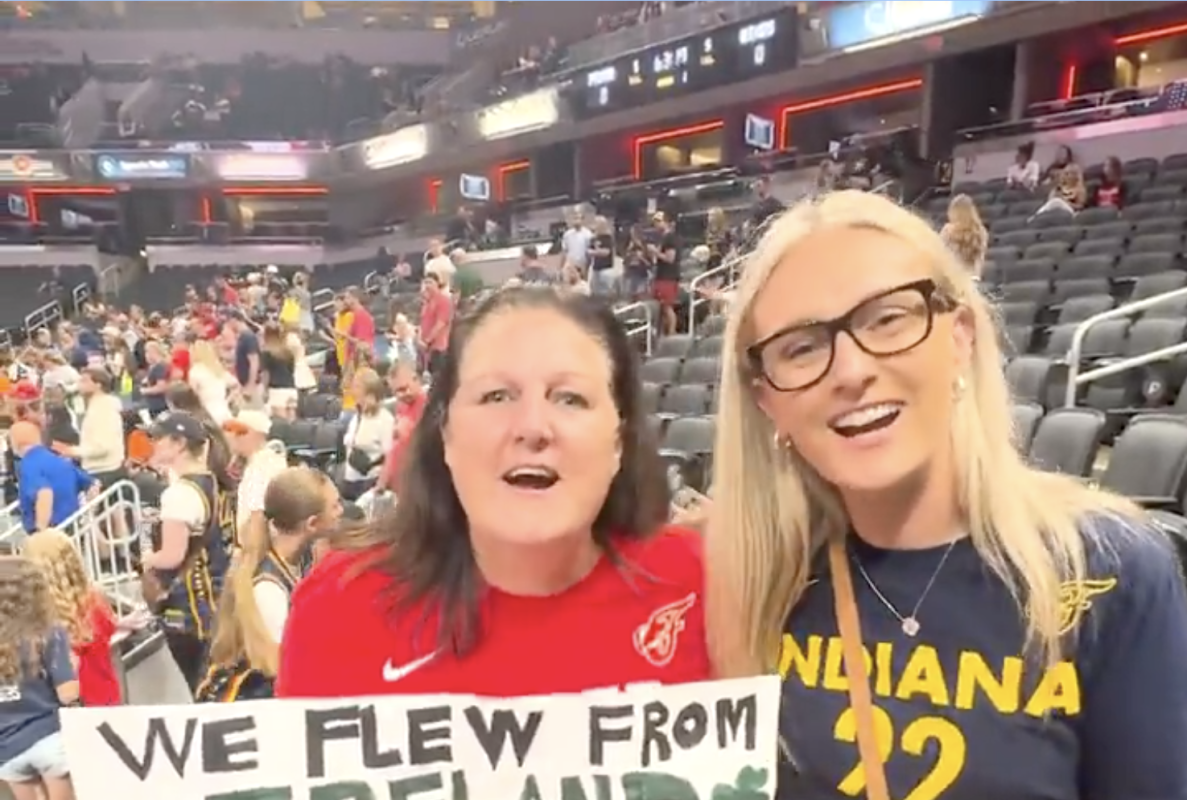 Two Fans Are Going Viral At Sunday's Indiana Fever Game