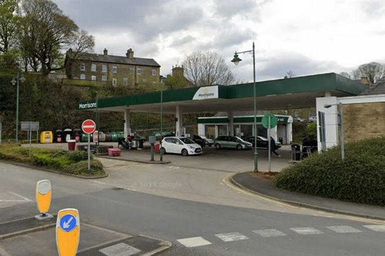 Car ploughs through doors of Meltham petrol station shop