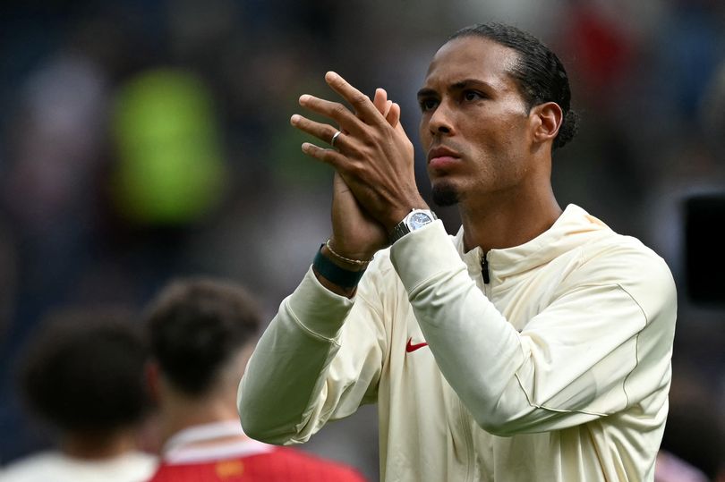 Virgil van Dijk responds to emotional moment at end of Liverpool's win ...