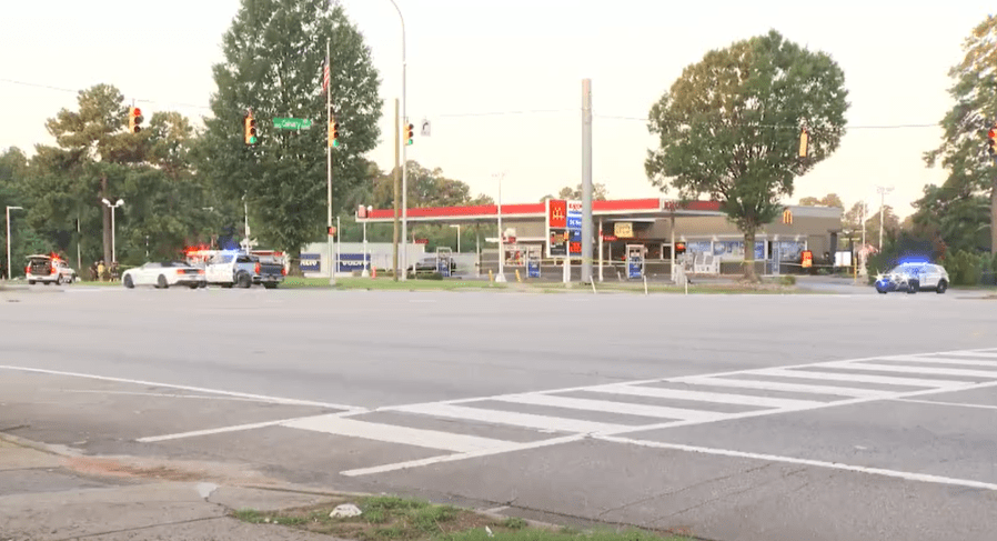 Hundreds of gallons of gas spill after car hits Exxon pump in North ...