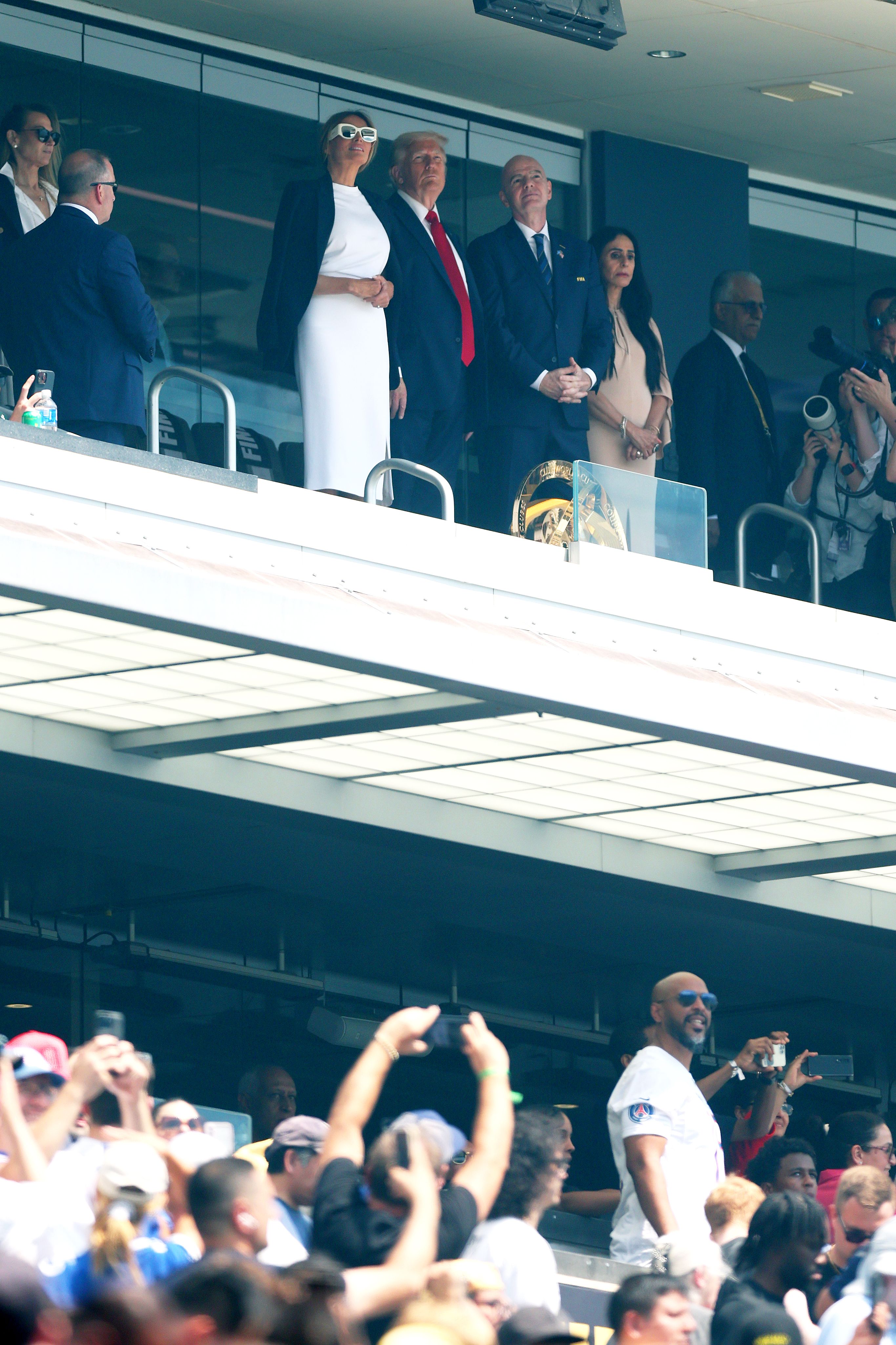 Trump met with boos, cheers at FIFA Club World Cup final