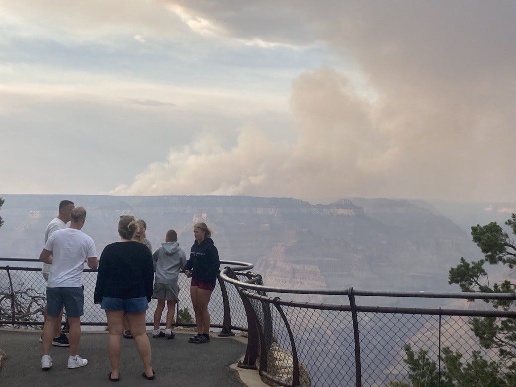 Historic lodge on Grand Canyon North Rim destroyed by wildfire
