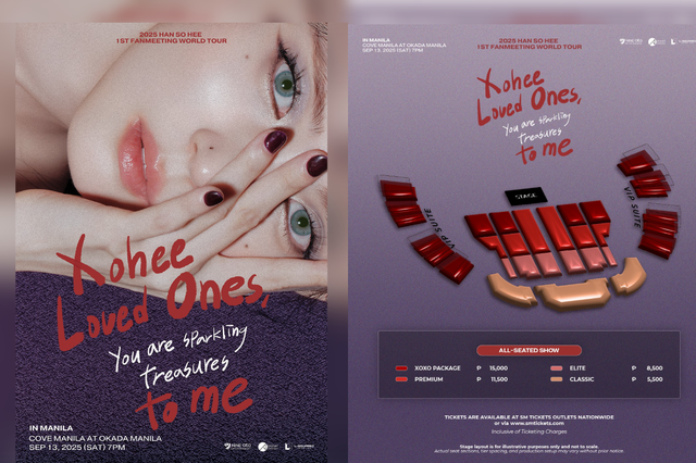 Check out the ticket prices for Han So Hee fan meeting in Manila