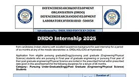 DRDO 2025: Paid Internship Application Process For Science, Engineering ...